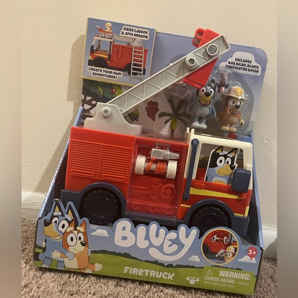 BBC | Toys | Bluey Firetruck | Poshmark